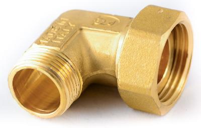 EFK1WMK-1BU | Easy-Fitt 2-delige messing knie of haakse koppeling, 1 ...